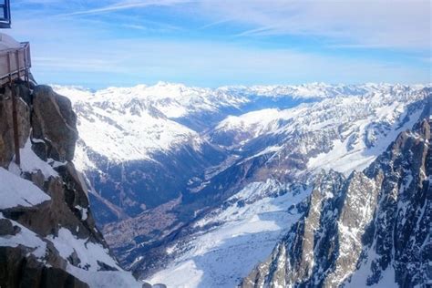 Aiguille Du Midi Ski Area And Lifts Chamonix Centre
