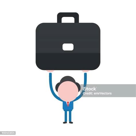 서류 가방을 들고 익명 사업가 문자의 벡터 일러스트 레이 션 개념 가방에 대한 스톡 벡터 아트 및 기타 이미지 가방 개념 개념 기호 Istock