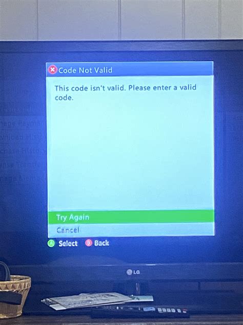 Keeps Saying Thiscode Is Valid Tried Multiple Codes Xbox 360 Help