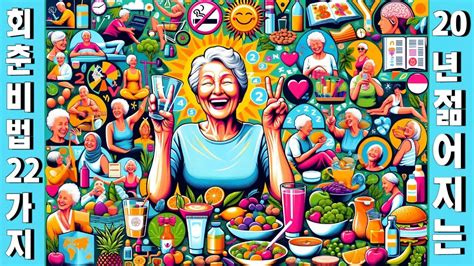 20년 젊어지는 회춘비법 22가지 Youtube