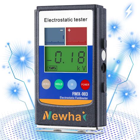 Newhai Upgraded Electrostatic Field Meter 0 22kv Handheld Electrostatic Tester Error Within 5