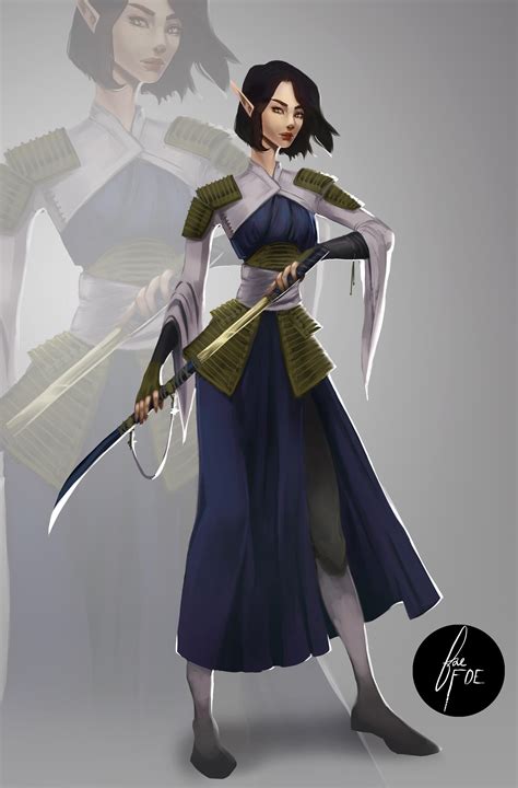 Oc My Intention Was An Elf Samurai My Execution Was Female Vegeta