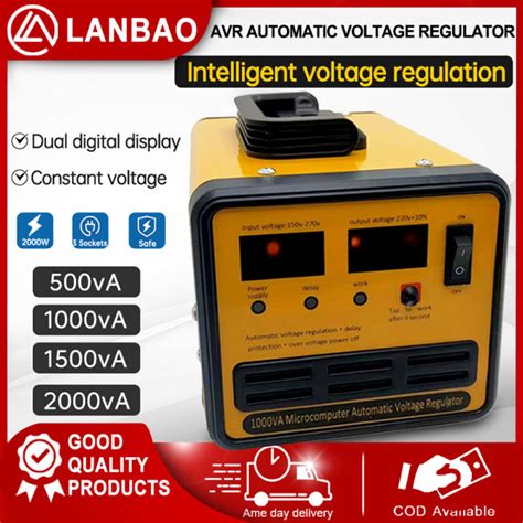 Avr Automatic Voltage Regulator 2000w Power Supply Surge Protection 220v Ac Servo Motor