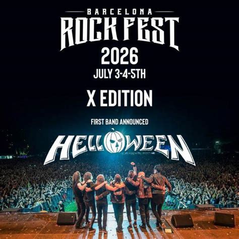 El Barcelona Rock Fest Anuncia Sus Fechas Para 2026 Y Al Primer Grupo