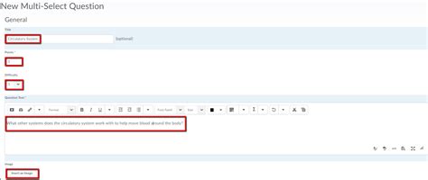 Creating Multi Select Questions
