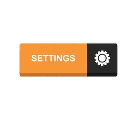 Premium Vector Settings Button