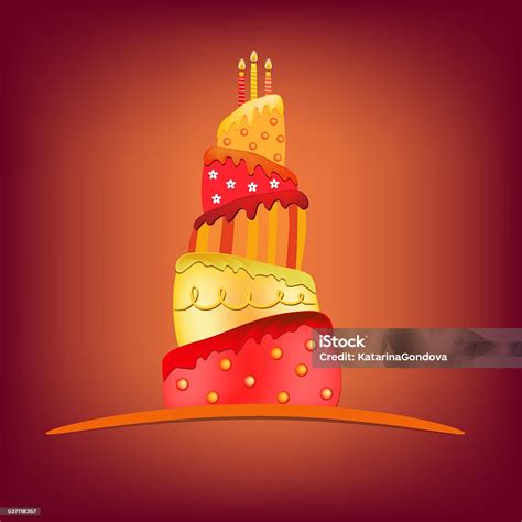 Kue Selamat Ulang Tahun Ilustrasi Stok Unduh Gambar Sekarang 2015