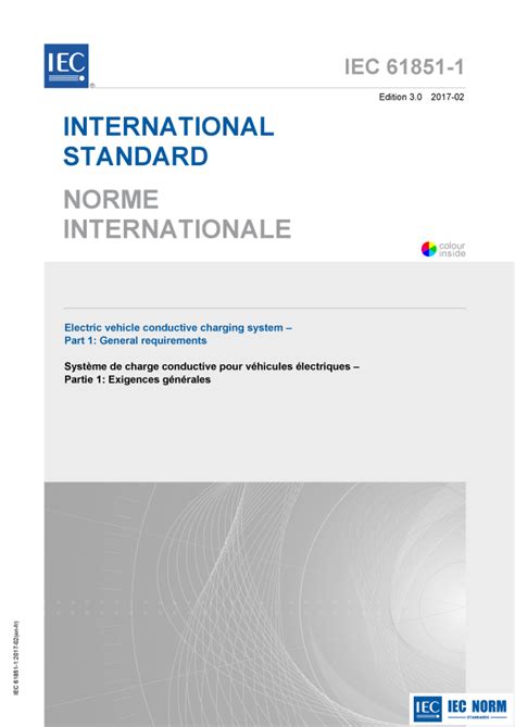 Iec 61851 1 2017 Pdf Iec Norm Store