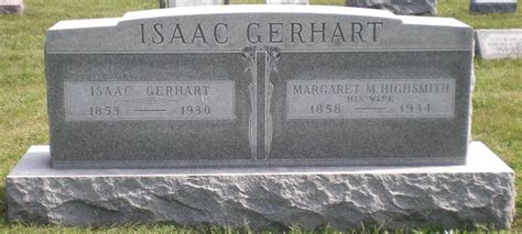 Margaret Miranda “maggie” Highsmith Gerhart 1858 1934 Find A Grave