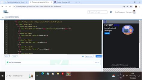 Kumaran Thangaraj On Linkedin Nxtwave 100daychallange Day26
