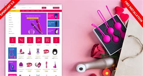 OpenCart Rabit SexToys Adult Lingeris Ecommrce Website Template