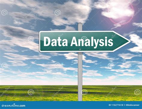 Signpost Data Analysis Stock Illustration Illustration Of Logo 116271618