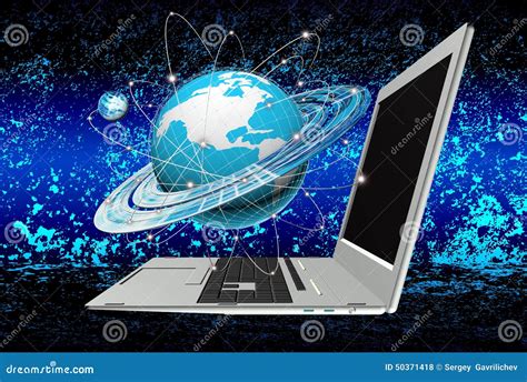 Internet Computer Technologyconnection Stock Illustration