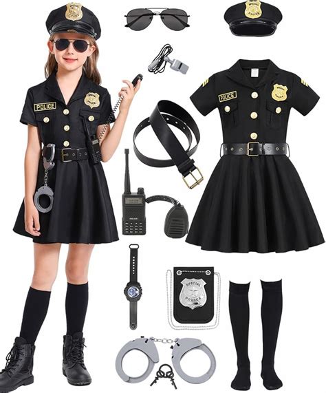 Disfraces De Policía Para Halloween Para Niñas