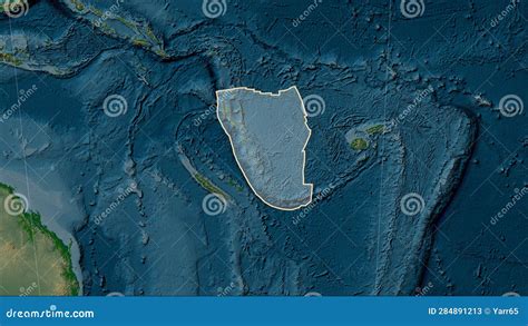 New Hebrides Tectonic Plate Physical Map Stock Illustration Illustration Of Quake Volcano