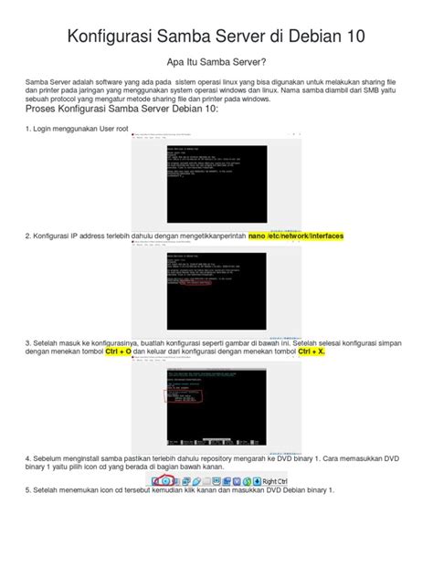 Konfigurasi Samba Server Di Debian Pdf