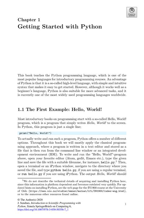 Getting Started With Python Chapter Getting Started With Python This Book Teaches The Python