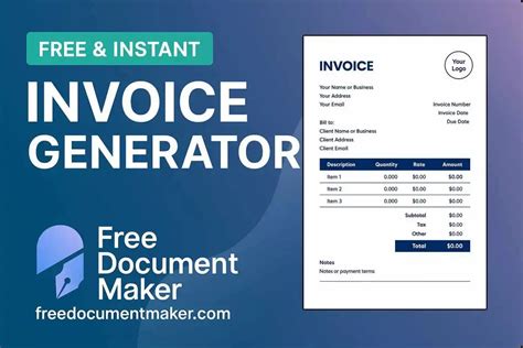 Free Invoice Generator Create Professional Invoices Instantly