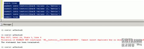 从sql语言的分类谈commit和rollback的用法sql Error 0 Comit Rollback Csdn博客