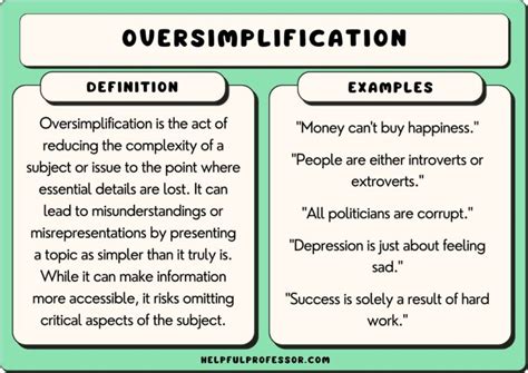 15 Oversimplification Examples Logical Fallacy 2025