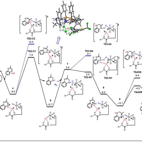 Dft Calculated Energy Potential Surface For The Proposed Pathway Ar