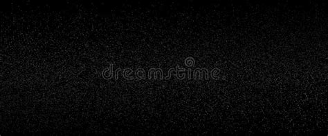 Cctv Noise Filter Effect On Black Screen Stock Illustration