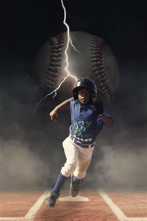 Baseball Backdrop Sport Background Digital Backdrop Baseball Field