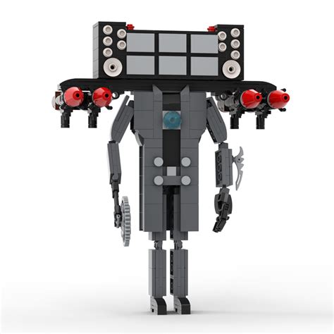 Moc Factory™ 89252 Skibidi Toilet God Titan Tv Man Brick Set Kazi Block