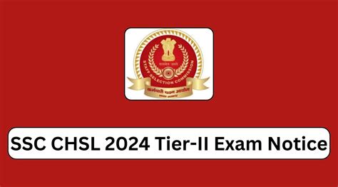 Ssc Chsl 2024 Tier Ii Exam Notice Tamilanguide