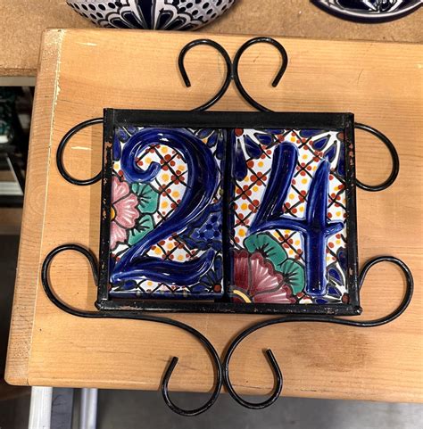 2 Tile Address Frame Plaque Stand For Ceramic Tiles Tiles Not