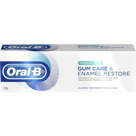 Oral B Gum Care Enamel Restore Smooth Mint Toothpaste G Big W