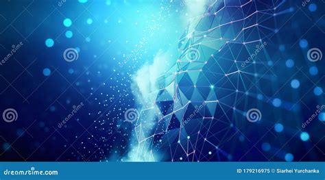 Big Data And Cybersecurity 3d Illustration Stock Illustration