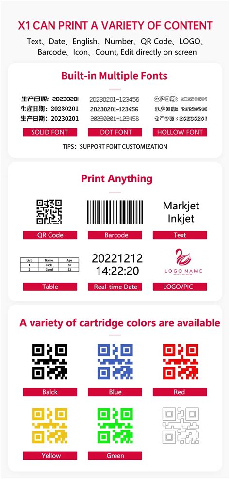 Portable Automatic Expiry Date Stamp Tabletop Handheld Batch Code