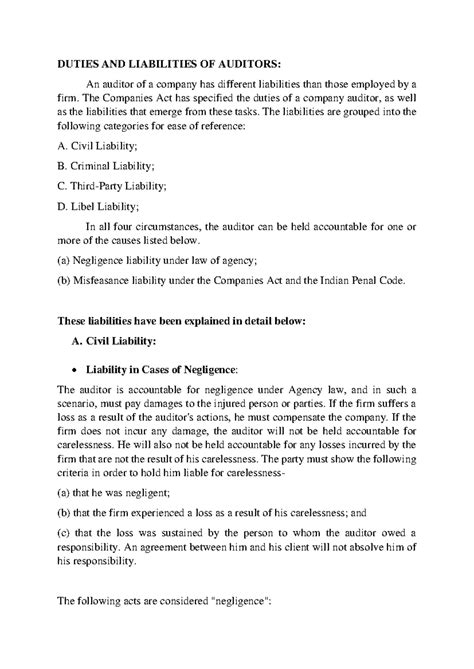 Audit Programme Audit Working Papers And Audit Note Book Contents