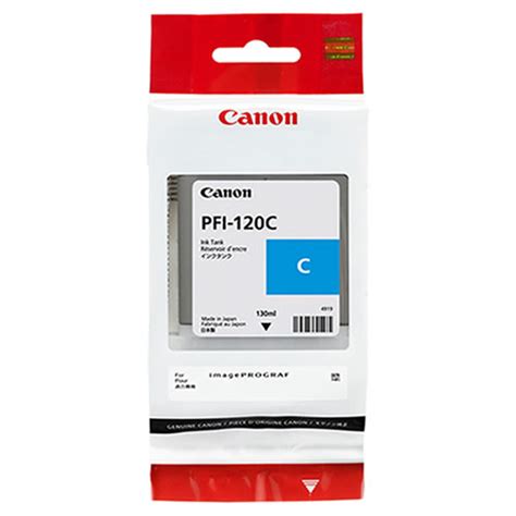 Canon Pfi 120c Cyan Ink For Tm Series 200 205 300 305