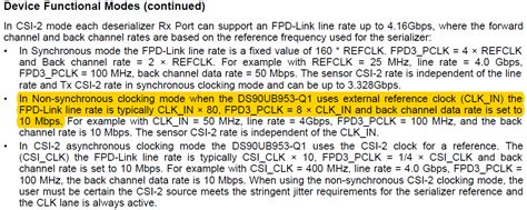Ds90ub954 Q1 Pattern Generator Excel Calculation Sheet Interface