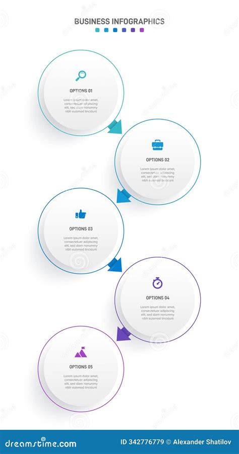 vertical progress level indicators symbols to show progression