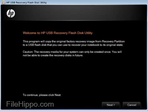 Download Hp Usb Recovery Flash Disk Utility For Windows Filehippo Com