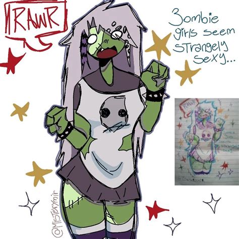 Living Dead Girl Zombie Drawings Cute Zombie Zombie Art