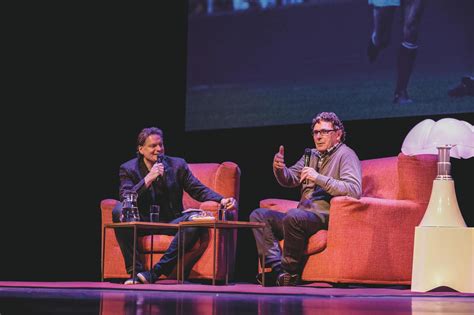 Eddy Van Der Ley Sportcollege Met Willem Van Hanegem Sjaak Swart