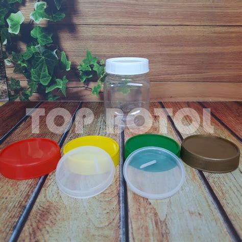 Jual Per 15pcs Toples Jar Botol Plastik Kotak 200ml Sambal Bumbu Sambel Selai Di Seller Topbotol