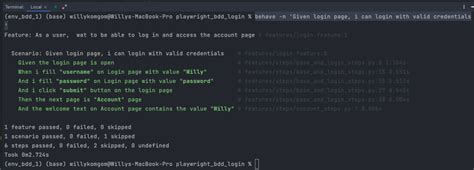 Create A Behavior Driven Development Bdd Framework With Playwright And Python Wikomtech
