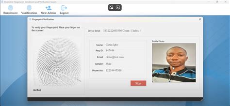 Using C Windows Control Forms Biometric Attendance And Verification