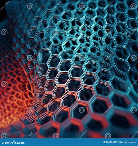 Texture Of Futuristic Bio Material On Black Background Depth Of Field Stock Illustration