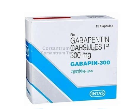 300mg Gabapin Gabapentin Capsules At ₹ 419 Strip Gabapentin Capsule