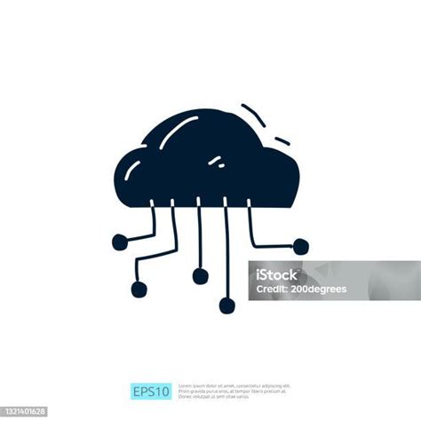 엔지니어링 개발 브레인스토밍 기호를 위한 알고리즘 및 데이터 필터 또는 분석이 가능한 인공 지능 Ai 개념 손으로 그린 낙서