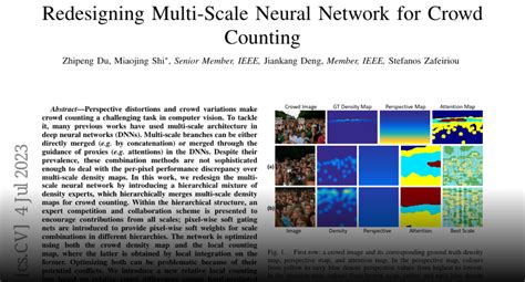 Paper Page Redesigning Multi Scale Neural Network For Crowd Counting