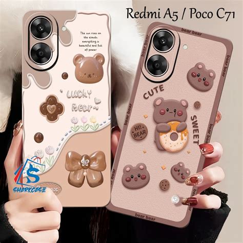 Sharkcase Softcase For Xiaomi Redmi A5 4g Poco C71 4g 2025 Latest