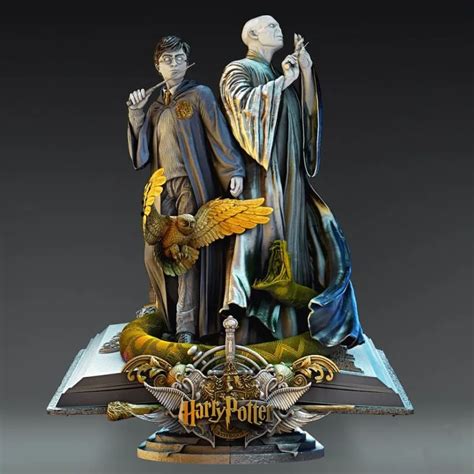 Harry Potter And Voldemort Diorama Stl 3d Print Files