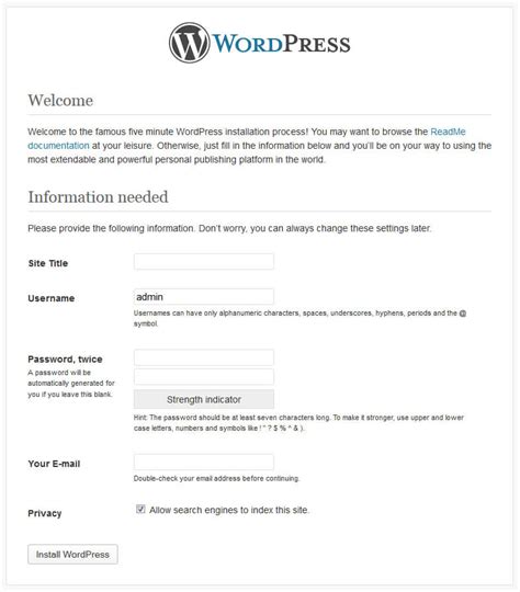 How To Install WordPress PSDtoWP Net